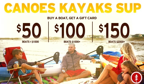 Wilderness Supply - Buy a Boat, Get a Gift Card